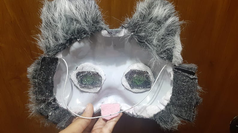 Grey Wolf Pup Therian / Quadrobist Mask - Etsy