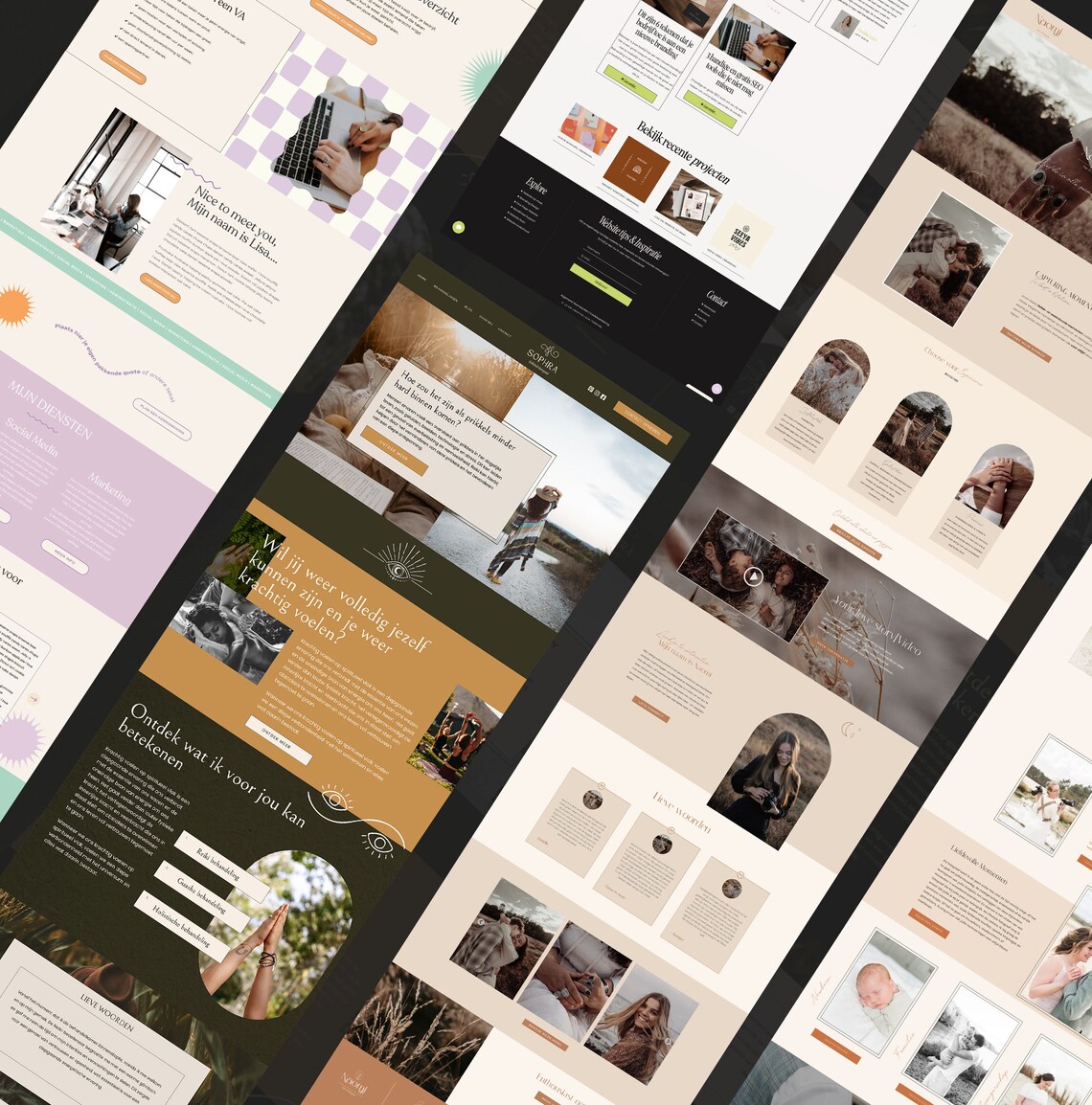 Custom Wordpress Website I Divi Showit Elementer Custom Web Design - Etsy