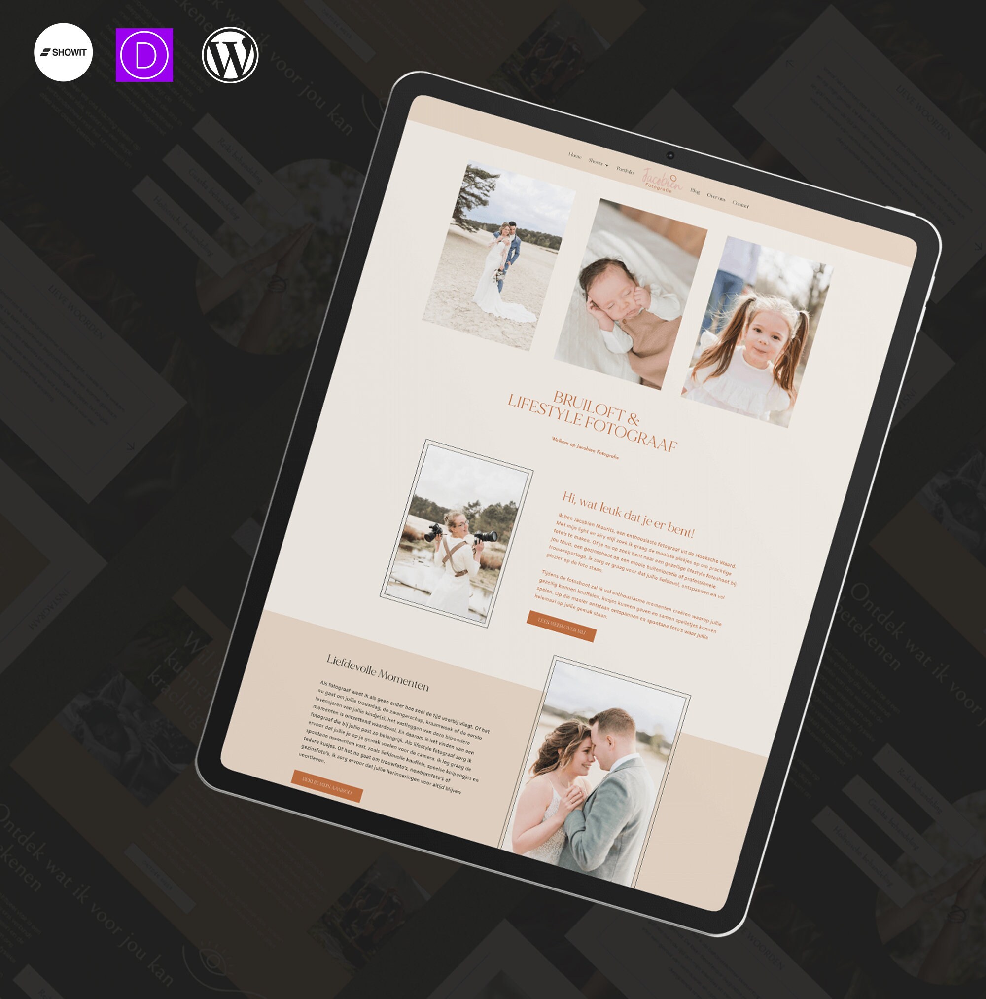 Custom Wordpress Website I Divi Showit Elementer Custom Web Design - Etsy