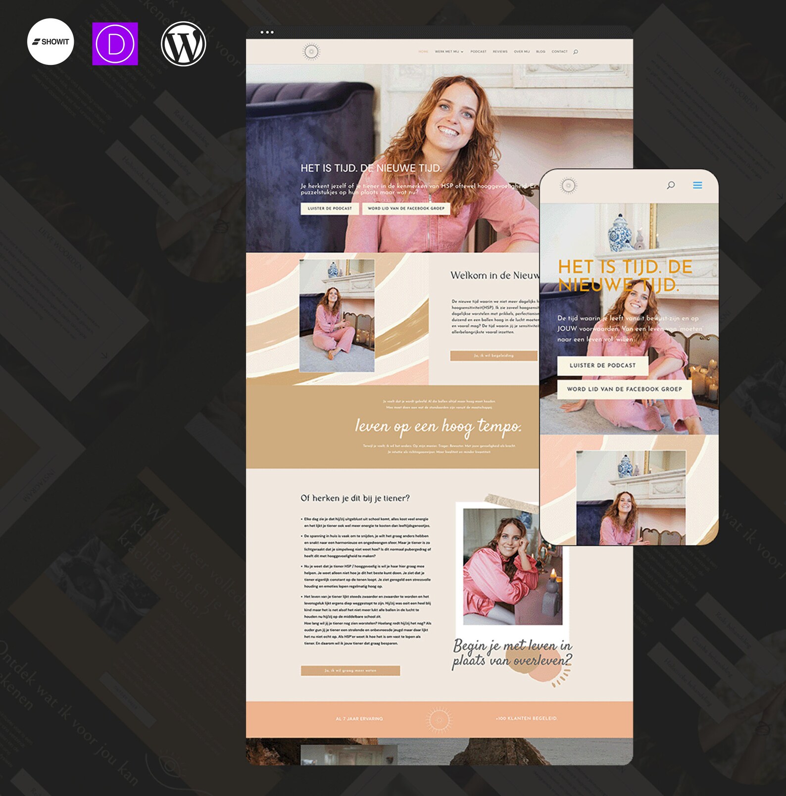 Custom Wordpress Website I Divi Showit Elementer Custom Web Design - Etsy