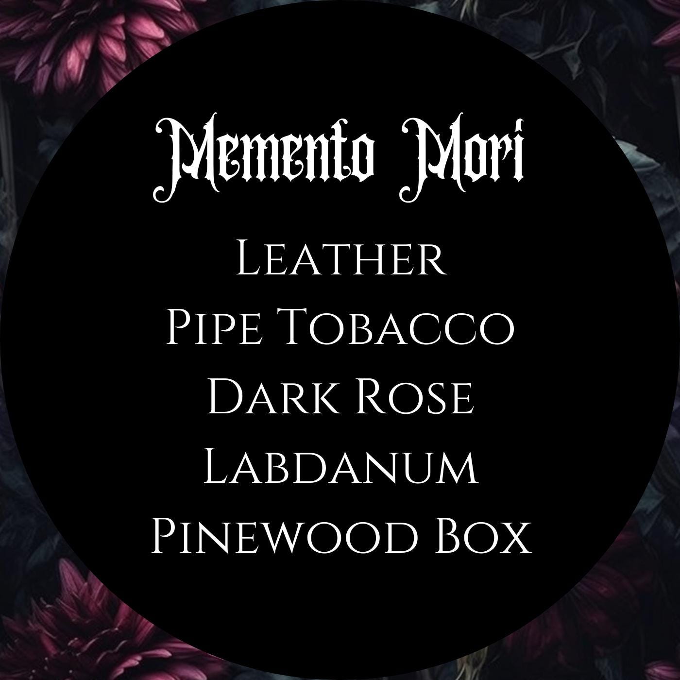 Memento Mori Perfume Oil | Leather, Pipe Tobacco, Dark Rose, Pinewood ...