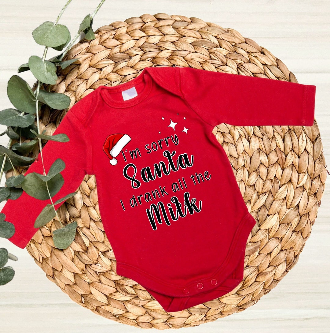 Baby First Christmas Outfit Funny Christmas Baby Gift New Baby Gift ...