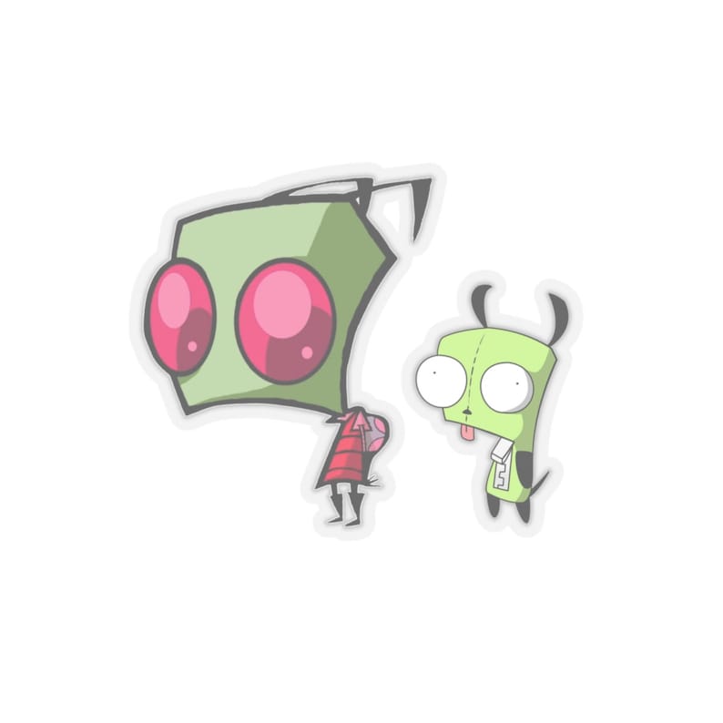Invader Zim Sticker Kiss-cut Stickers for Cars or Home - Etsy