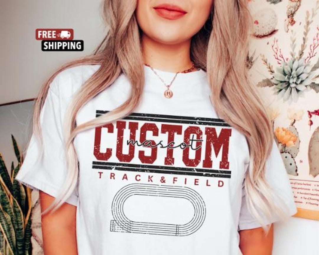 Custom Track and Field Shirt for Track Meets, Personalized Track T ...