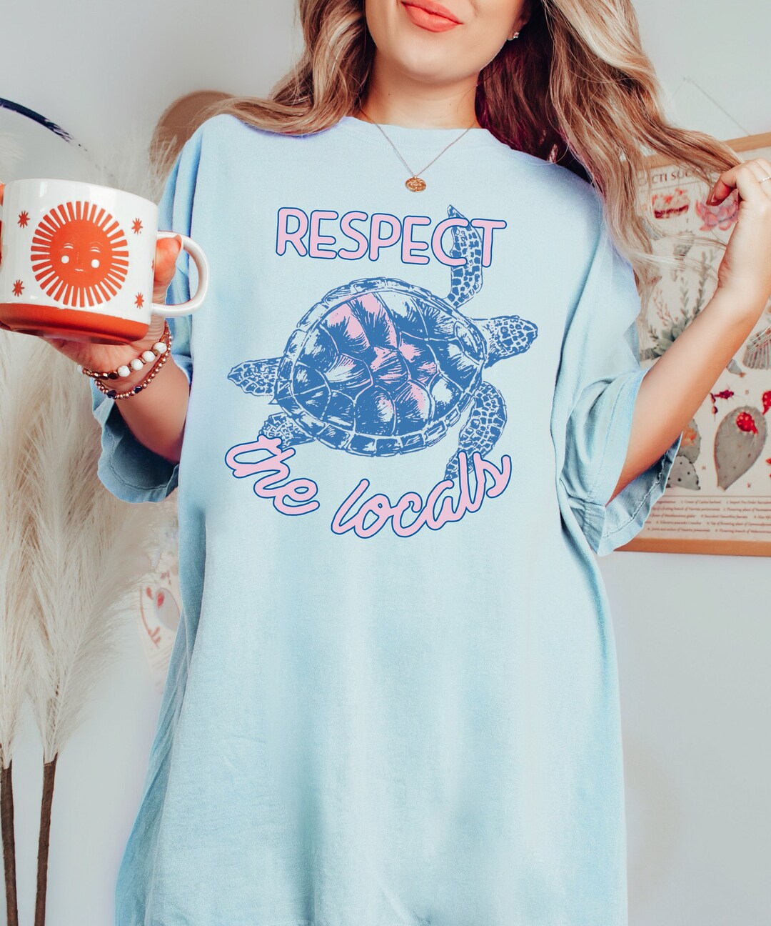 Sea Turtle Shirt Popular Sea Turtle Shirt Ocean Animal Shirt Respect ...