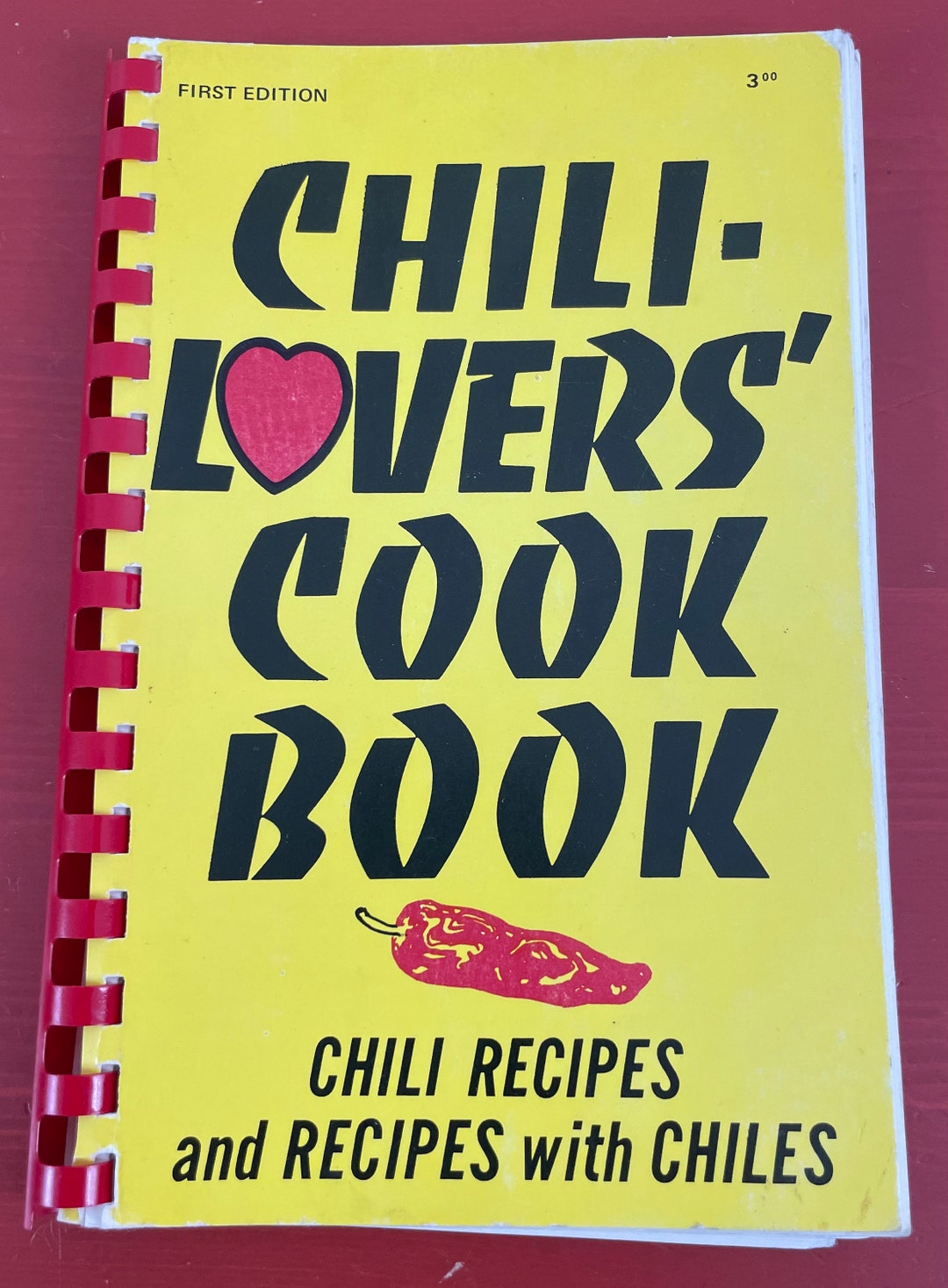1970s Chili-lovers' Cook Book First Edition 1978 by Al Fischer and ...