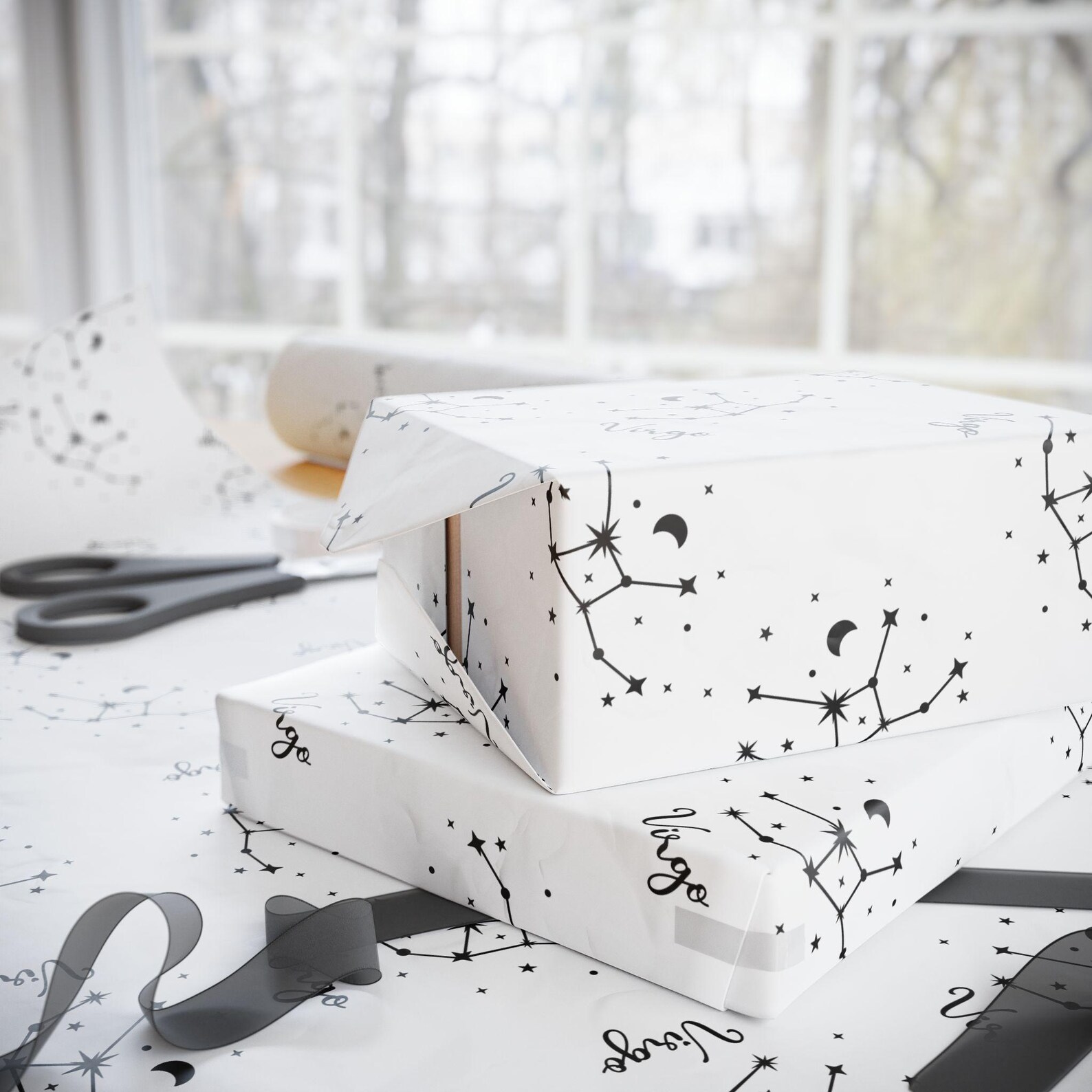 Astrology Wrapping Paper, Zodiac Wrapping Paper, Birthday Wrapping ...