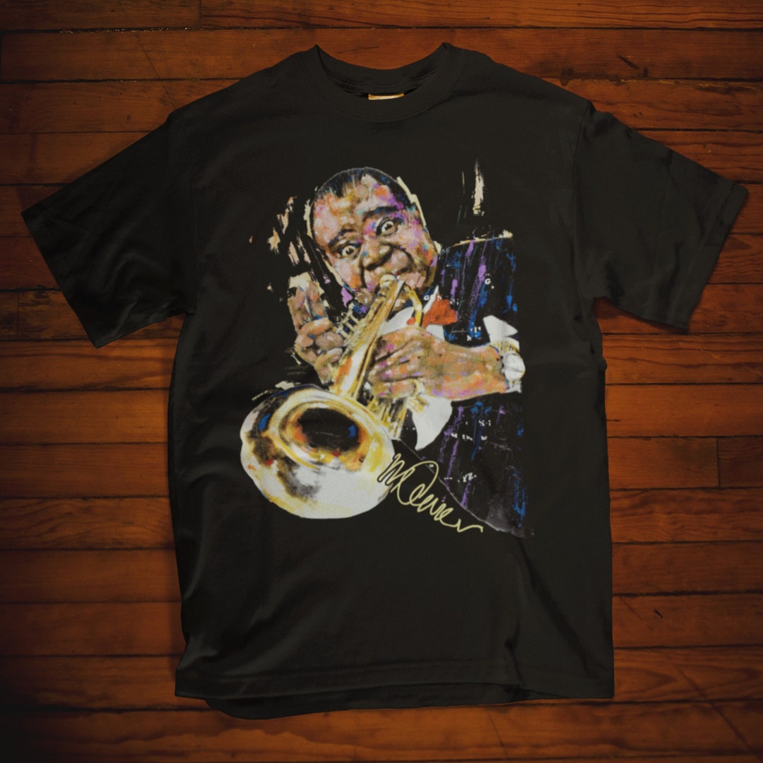 Louis Armstrong Legendary Jazz Trumpeter T-shirt Hoodie, and Sweatshirt ...