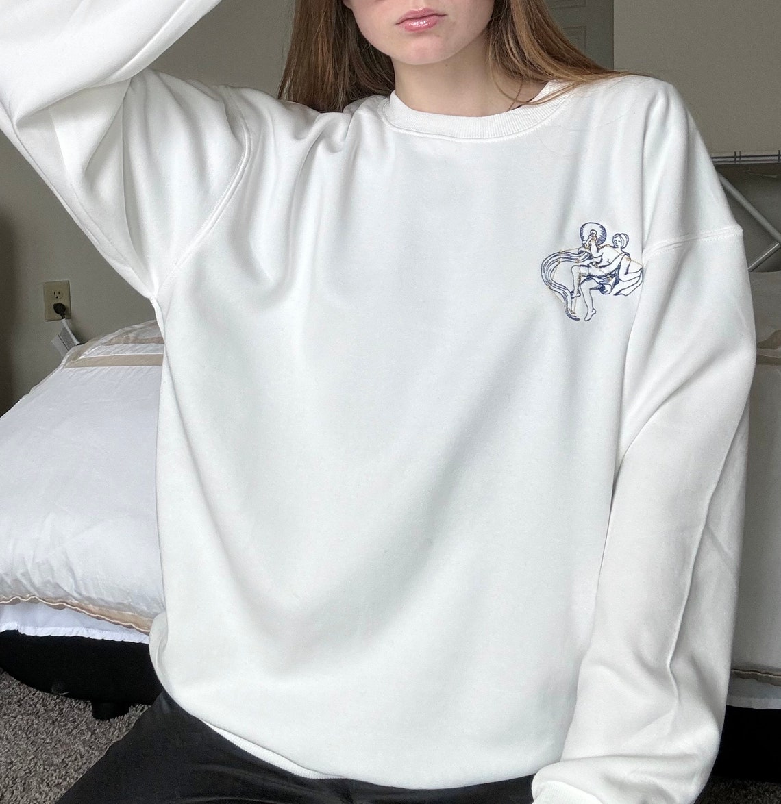 Custom Embroidered Star Signs Sweatshirt | Personalized Heavenly Hoodie ...