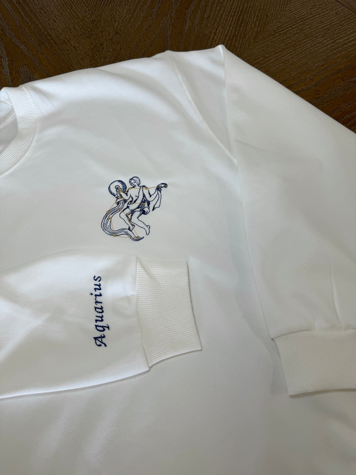 Custom Embroidered Star Signs Sweatshirt Personalized Heavenly Hoodie ...