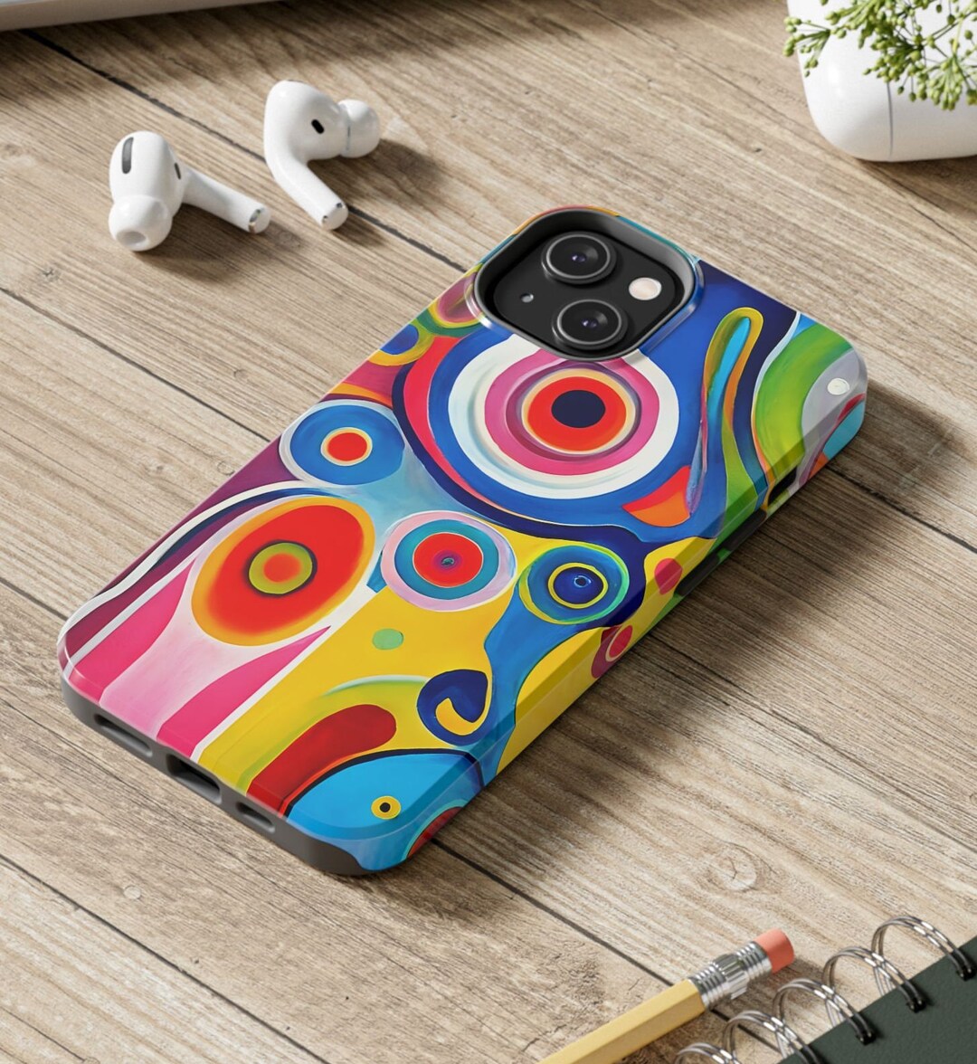 Abstract Modern Swirl Phone Case for iPhone 7, 8, X, 11, 12, 13, 14, 15 ...
