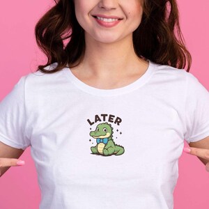 Later Gator Png, Funny Alligator Png, Sarcastic Saying Png, Later ...