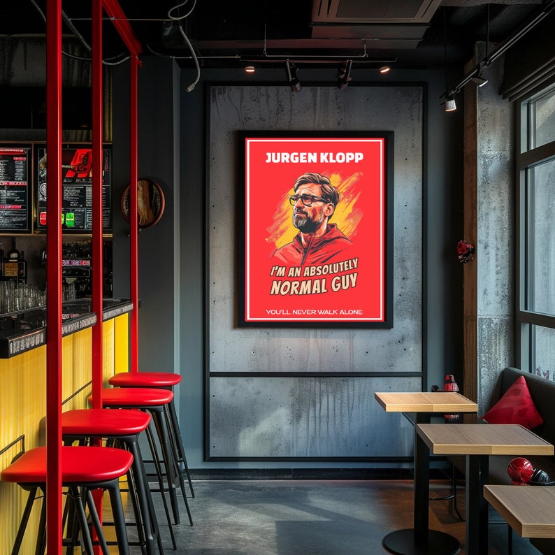 Klopp: the Absolutely Normal Guy Playful Illustration of Jurgen Clop ...