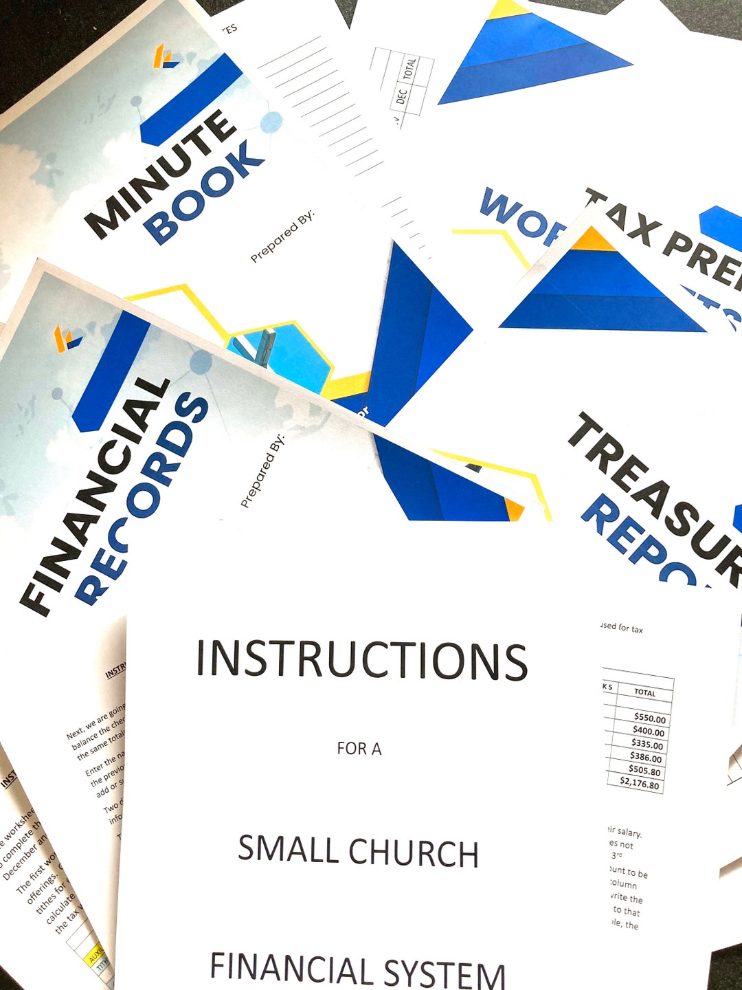 Small Church Financial System, Church Record Book, Small Church Record ...
