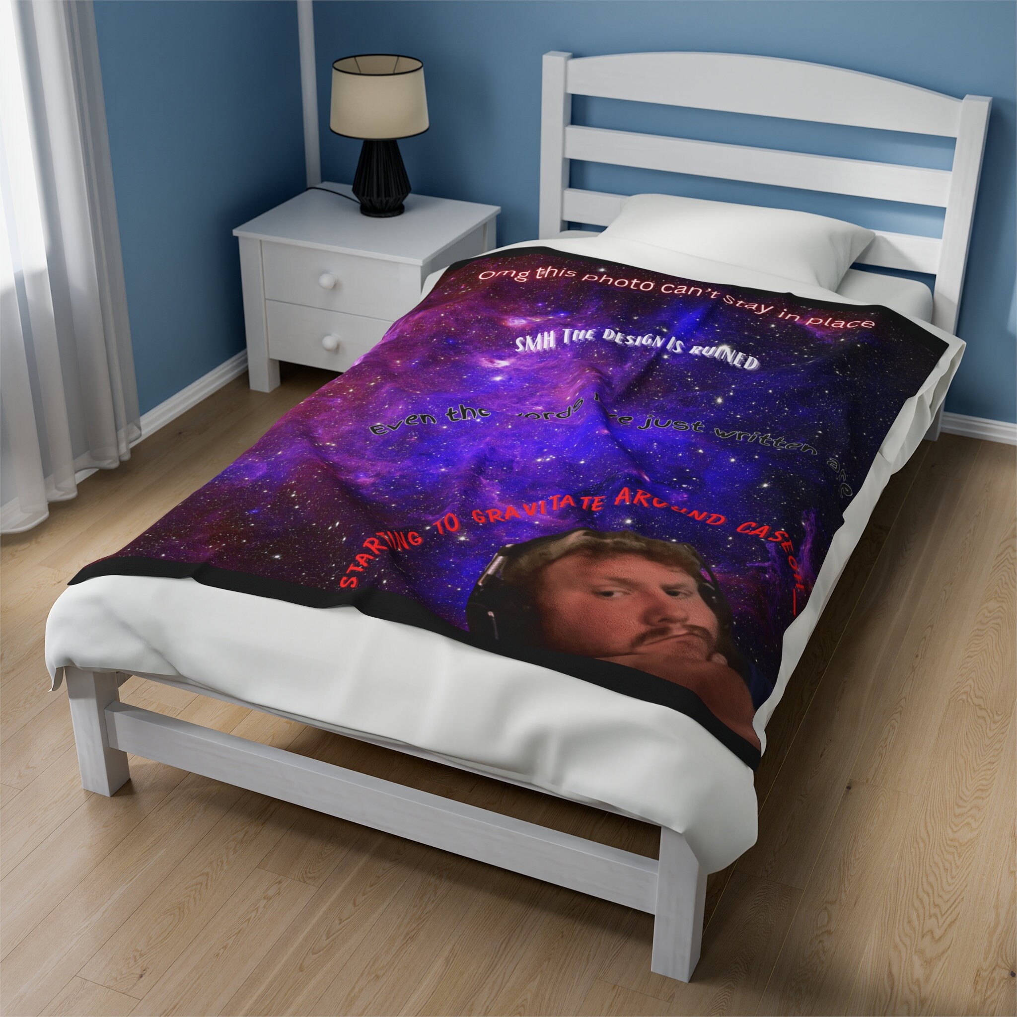 Caseoh_ Funny & Heavy Meme Blanket - Velveteen Plush Blanket - Etsy