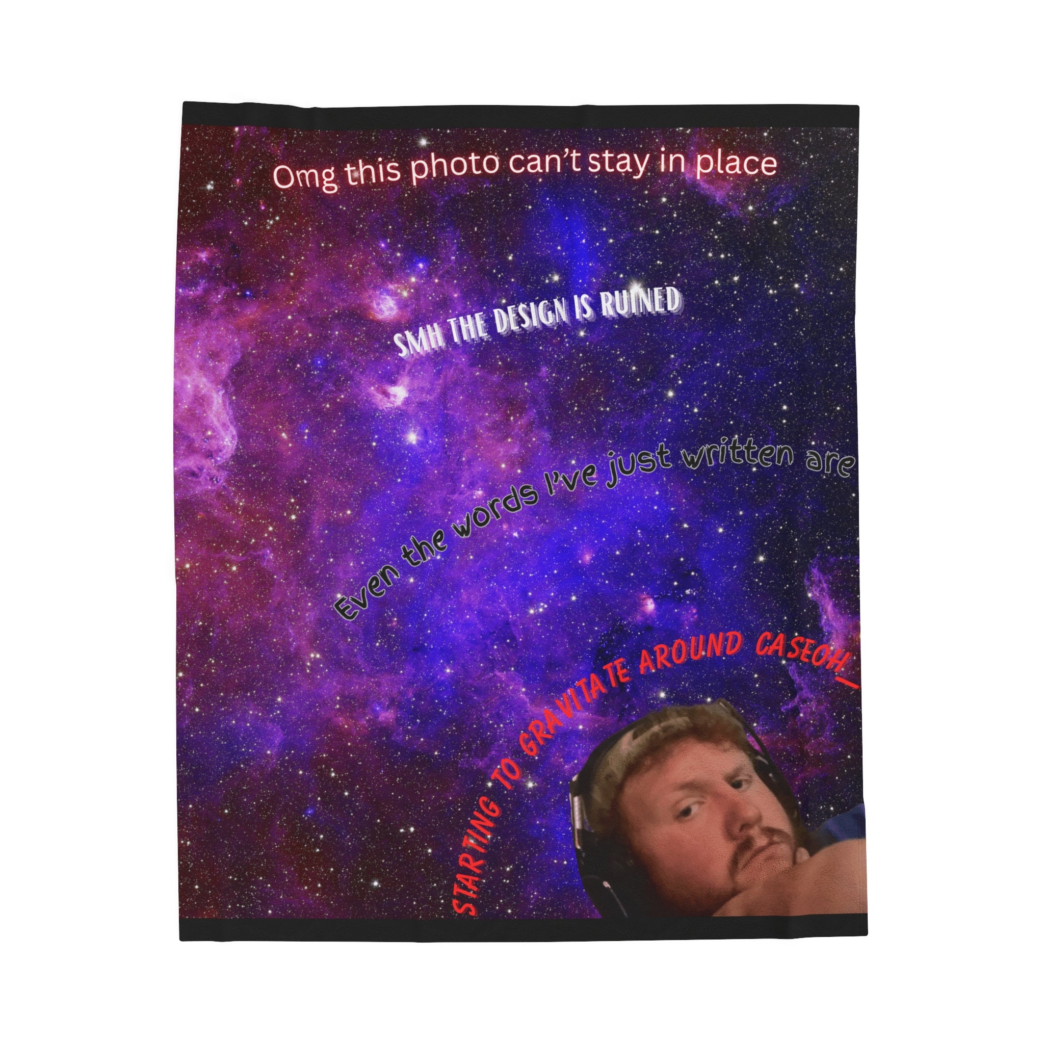 Caseoh_ Funny & Heavy Meme Blanket - Velveteen Plush Blanket - Etsy