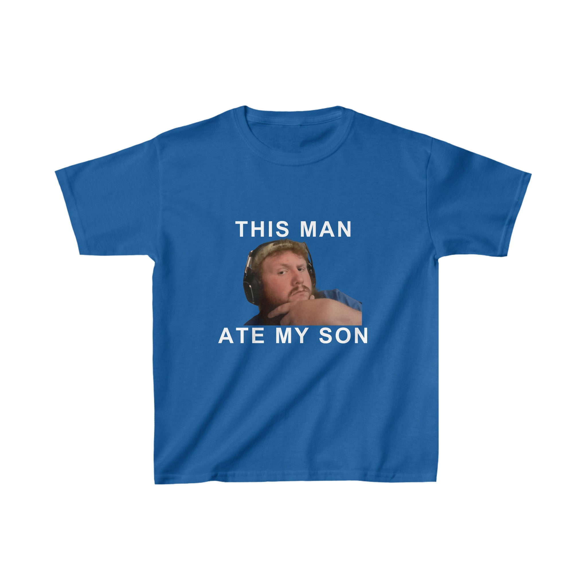 Caseoh This Man Ate My Son Funny Meme Kids Tshirt, Gift for Kid ...