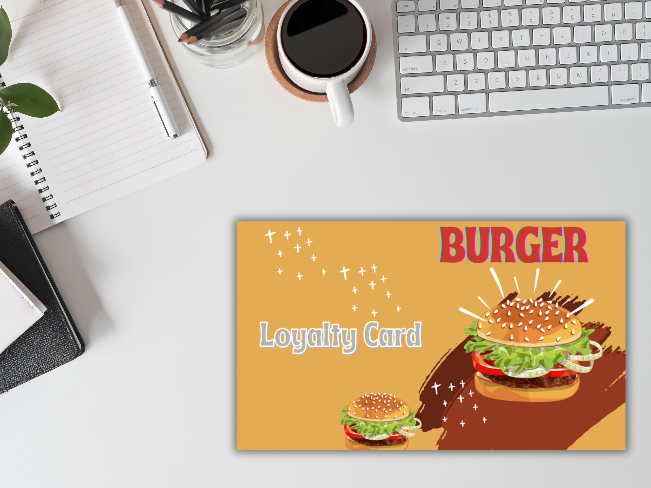 Editable Loyalty Card, Restaurant Loyalty Programs, Editable Template ...