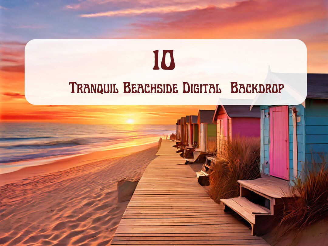 Tranquil Beach Background, Studio Background ,photography, Digital ...