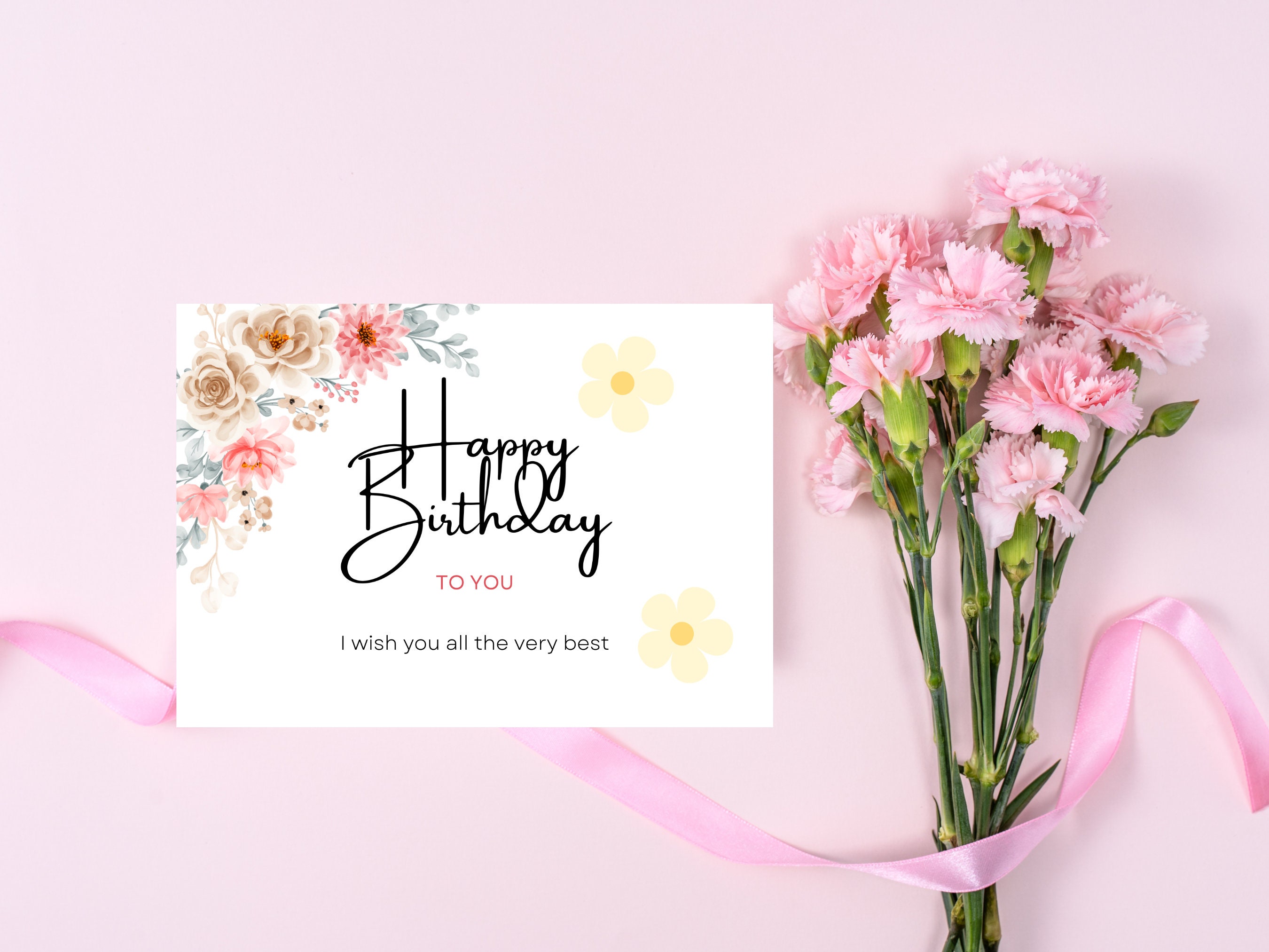 Printable Happy Birthday Greetings Card, Card of Appreciation ...