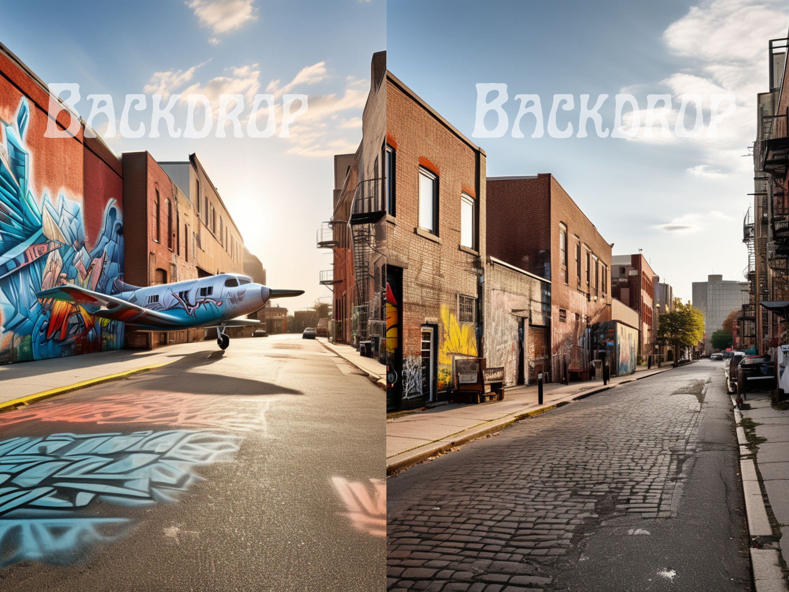 Urban Street Background, Studio Background ,photography, Digital ...