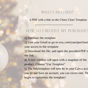 Editable Kid's Chore Chart Canva Template: Instant Download (PDF File ...