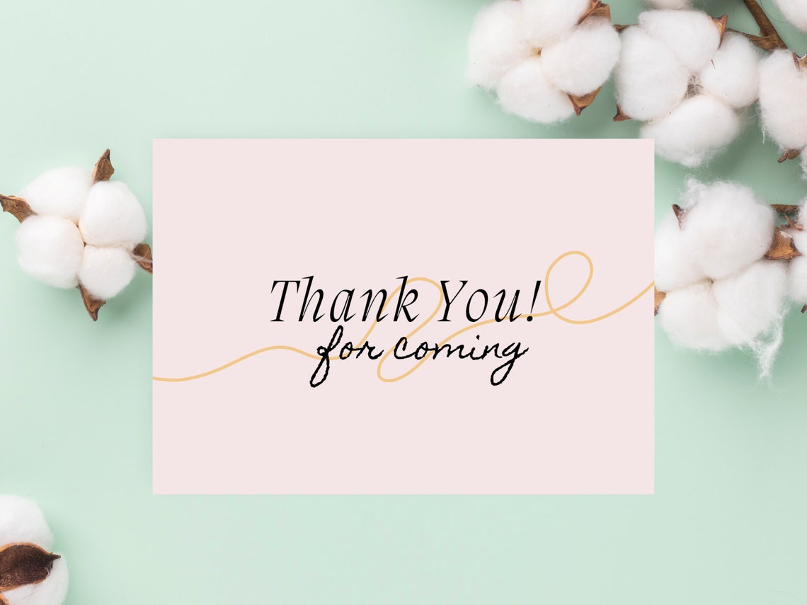 Printable Thank You Greetings Card, Card of Appreciation, Gratitude ...