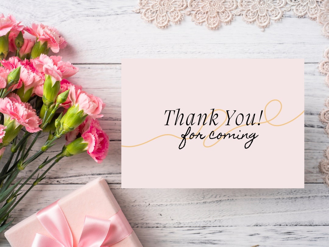 Printable Thank You Greetings Card, Card of Appreciation, Gratitude ...