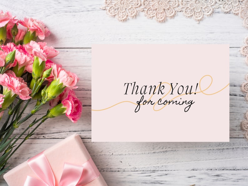 Printable Thank You Greetings Card, Card of Appreciation, Gratitude ...