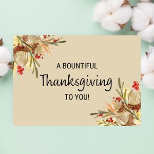 Printable Thank You Greetings Card, Card of Appreciation, Gratitude ...