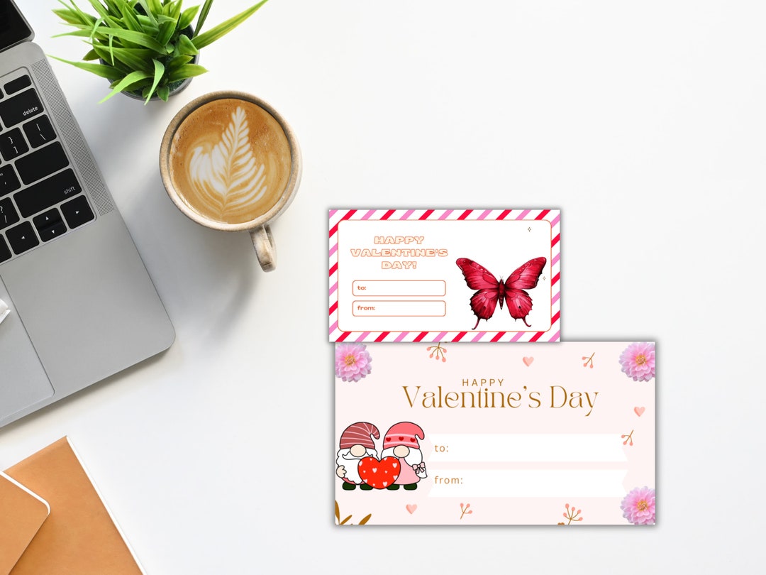 Editable Gift Tag | Valentine Gift | Digital Template | Editable ...