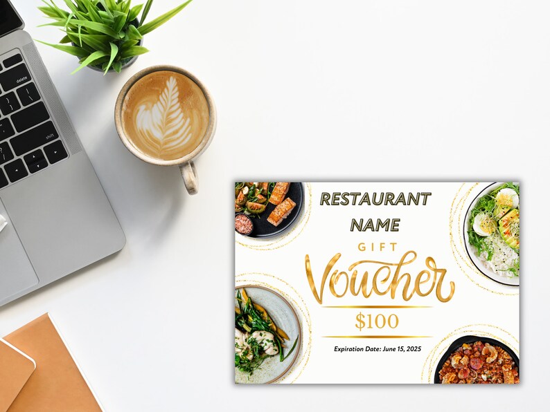Editable Gift Certificate Loyalty Card, Restaurant Loyalty Programs ...