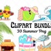 Digital Clipart, Summer Clipart, Summer Png, Clipart Bundle, High ...