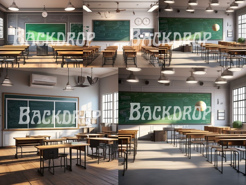Classroom Digital Background, Studio Background ,photography, Digital ...