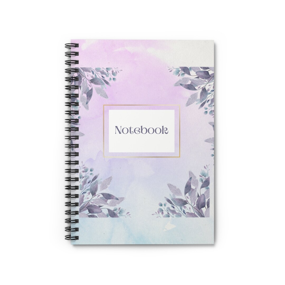 Personalized Ruled Notebook Spiral Bound Customized Gift - Etsy