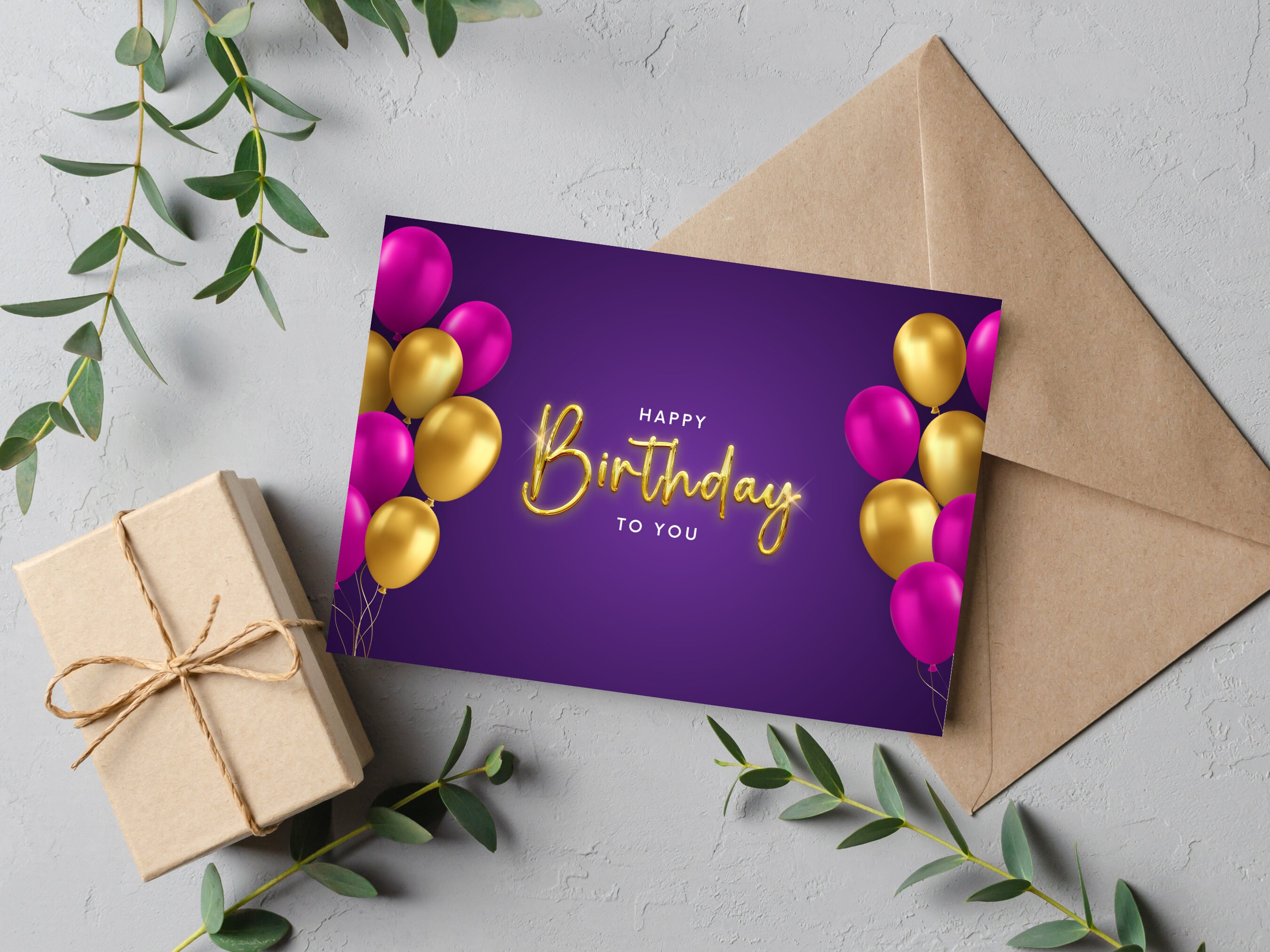 Printable Greetings Card, Printable Birthday Card, Digital Greeting ...