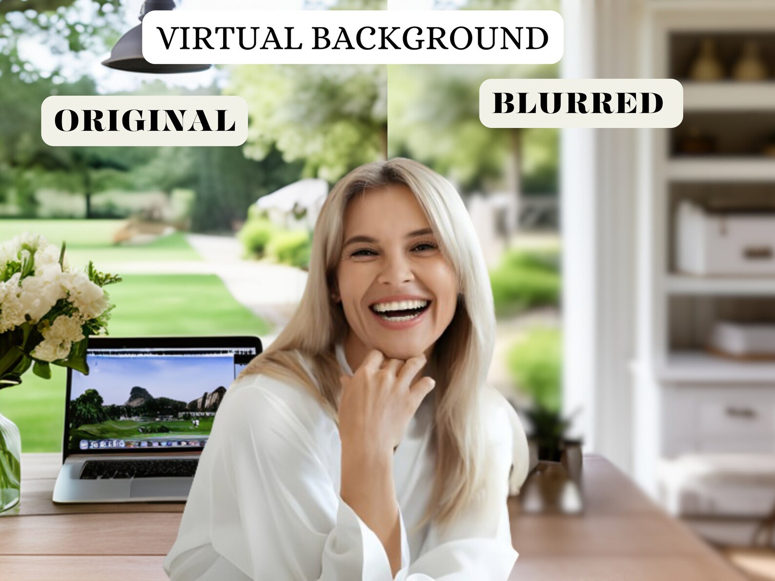 Virtueller Hintergrund | Zoom Hintergrund | Home Office Hintergrund | Wohnzimmer Zoom Virtueller ...