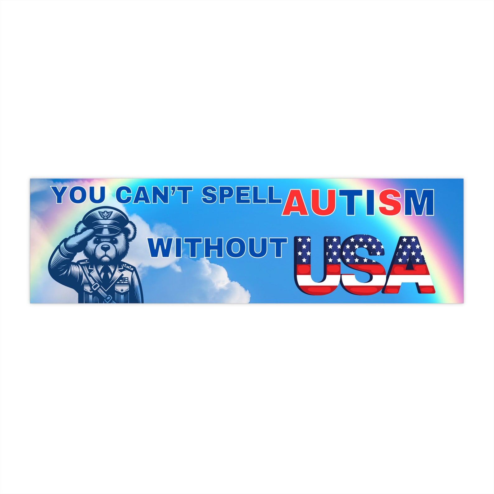Unhinged Bumper Sticker, Funny Gen Z Gifts, Can't Spell Autism Without ...