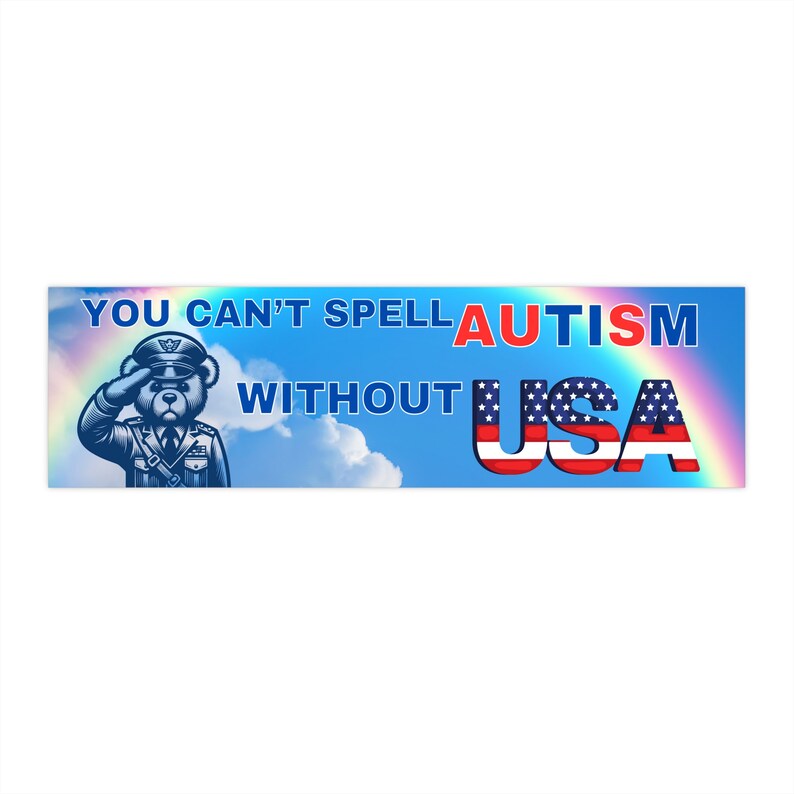 Unhinged Bumper Sticker, Funny Gen Z Gifts, Can't Spell Autism Without ...