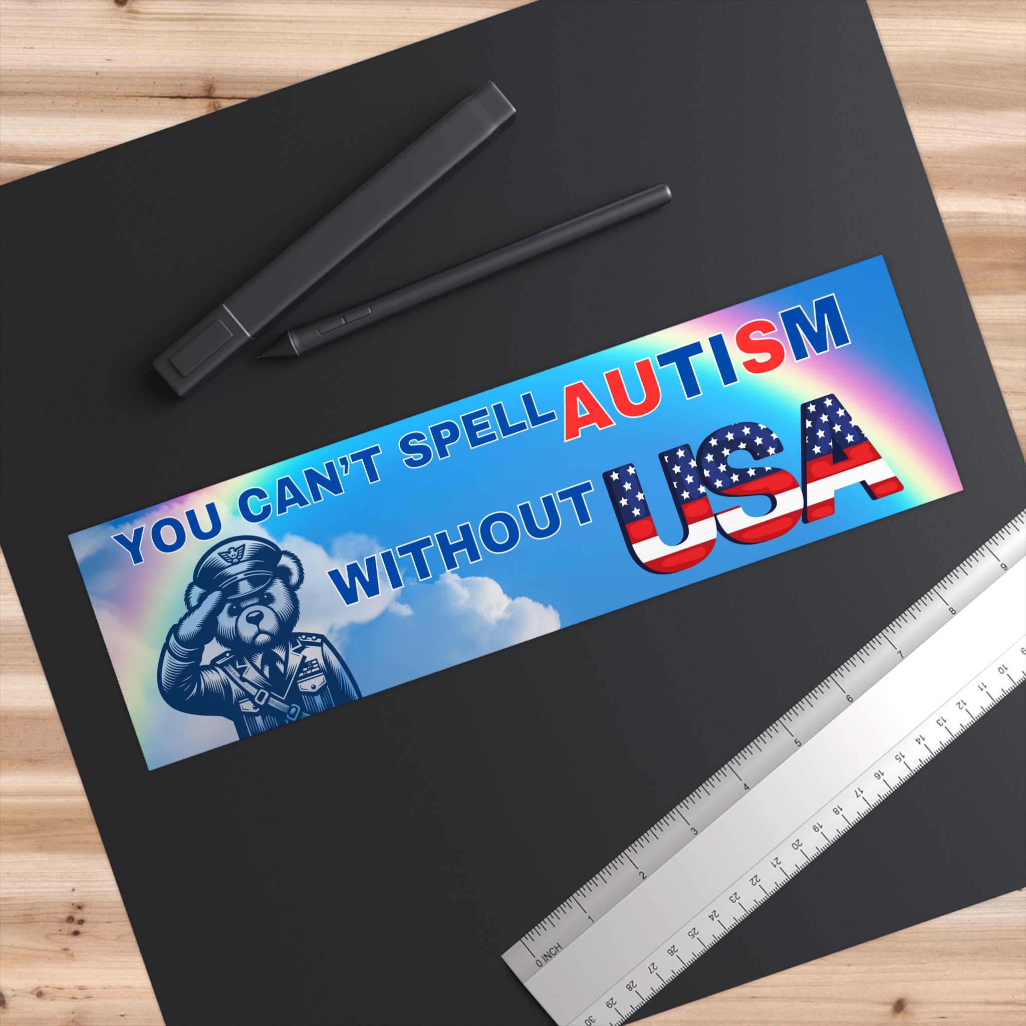 Unhinged Bumper Sticker, Funny Gen Z Gifts, Can't Spell Autism Without ...