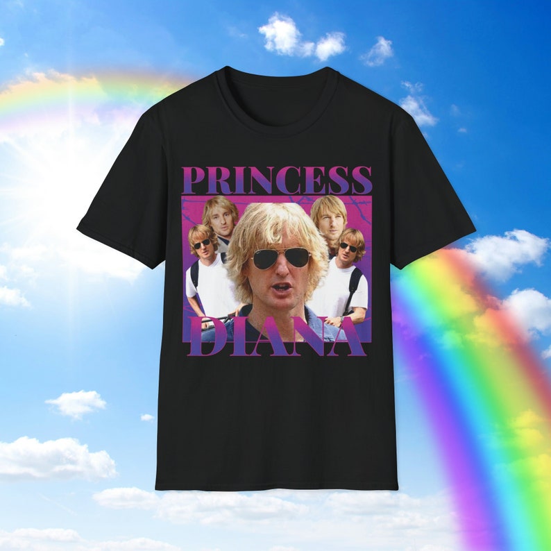 Princess Diana Owen Wilson Meme T Shirt, Funny Parody Tee-shirt Gift ... Princess Diana Owen Wilson Meme T Shirt, Funny Parody Tee-shirt Gift ...