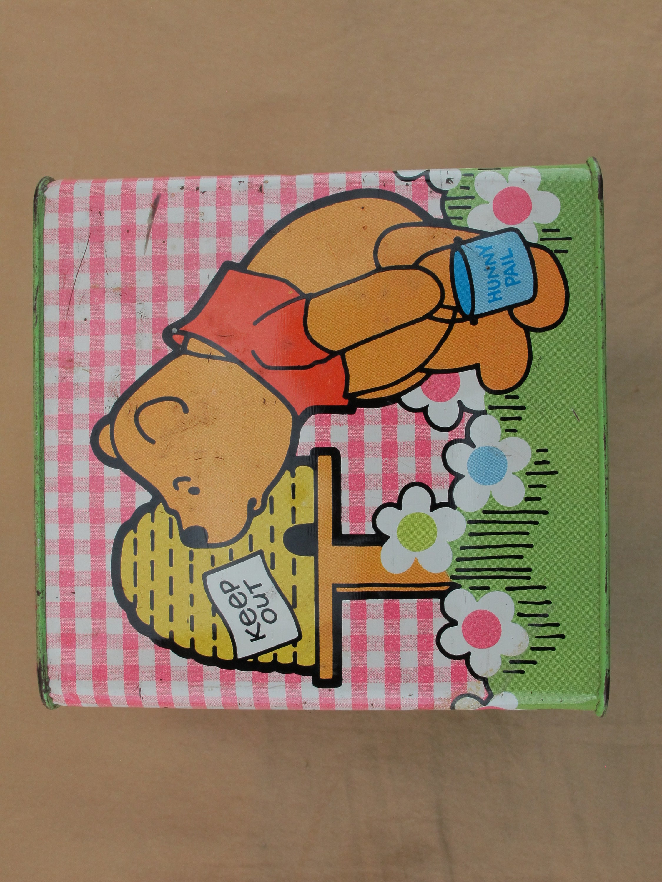 Vtg Winnie the Pooh in the Music Box Hand Crank pop Goes the Weasel ...