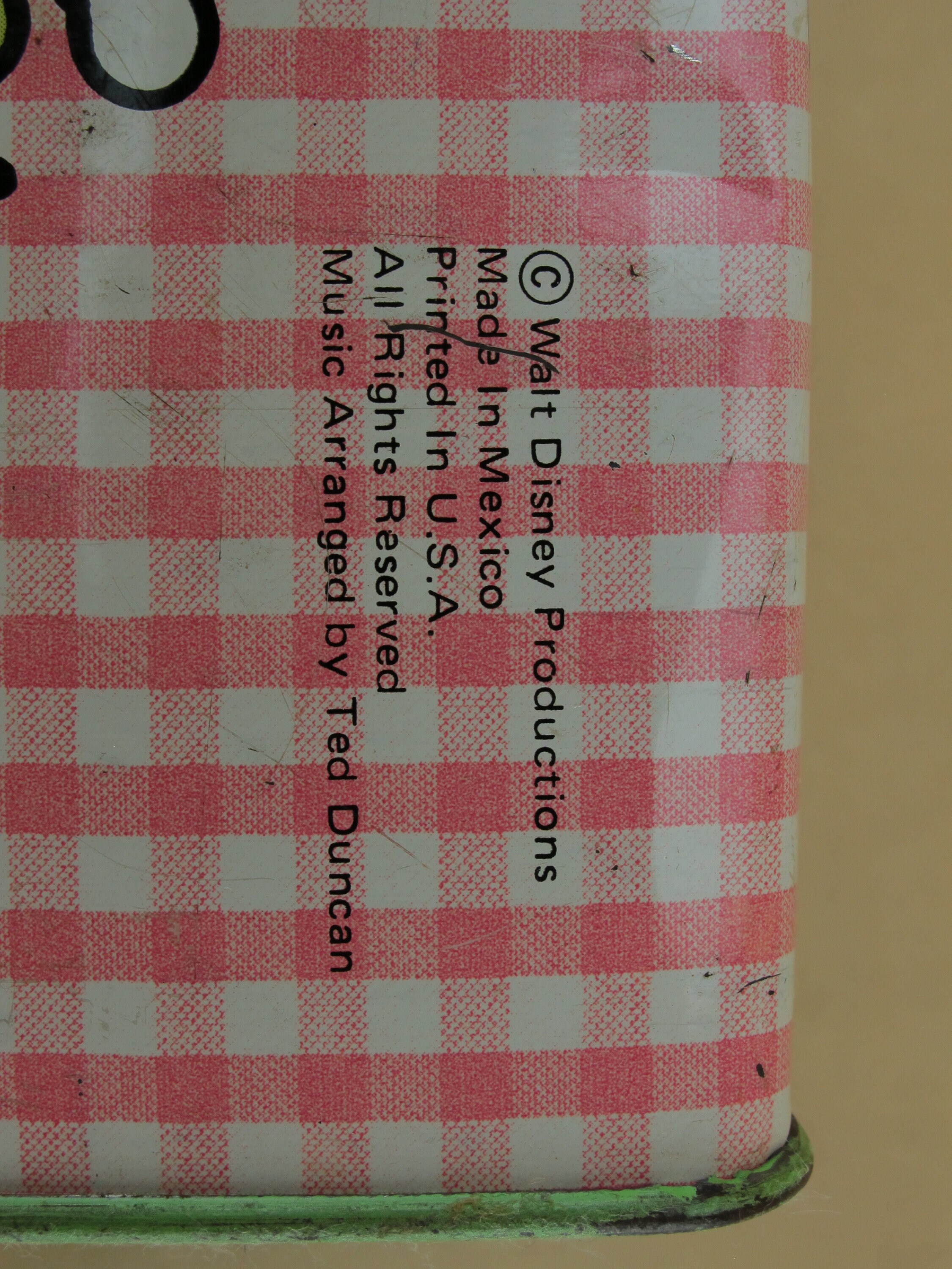 Vtg Winnie the Pooh in the Music Box Hand Crank "pop Goes the Weasel ...