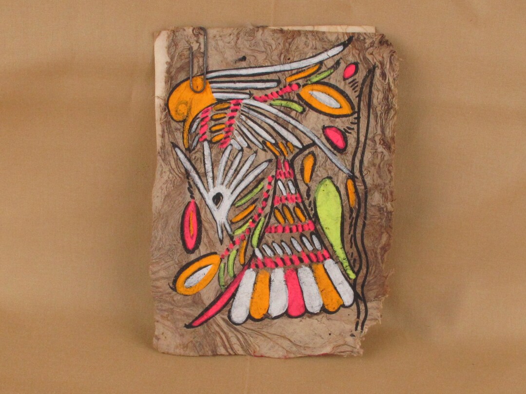 Aztek AMTL (amatl) Bark-paper Painting AMATE (ficus) Bark Artwork - Etsy