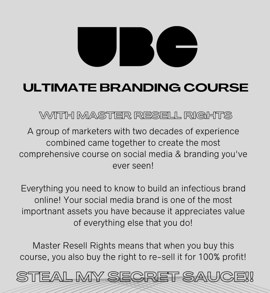 The Ultimate Branding Course, UBC Digital Marketing Course, Master ...