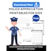 Police Appreciation | Police Week Printable Sheets for Kids | Police ...