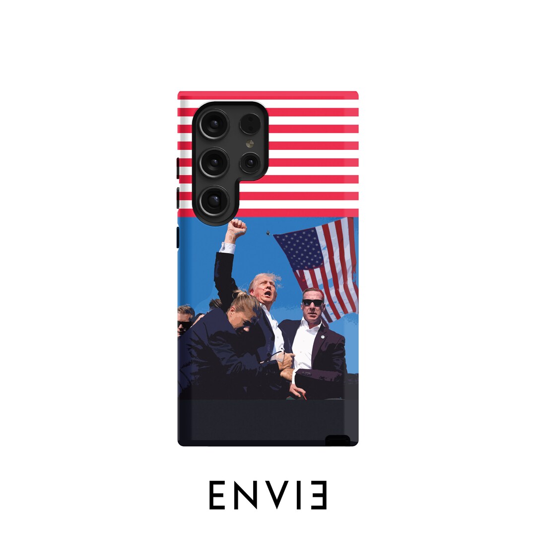 Donald Trump 2024 America Flag Assasination Phone Case Samsung Galaxy ...