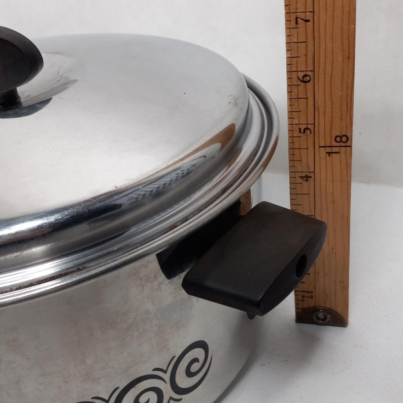 Vintage Ekco Stainless Steel 6 Quart Stock Pot & 7 Skillet W/ Lids pan ...