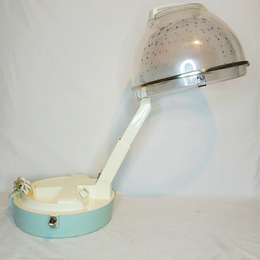 Vintage Lady Sunbeam Hair Dryer Heat Bonnet 4 Setting Tabletop Salon ...