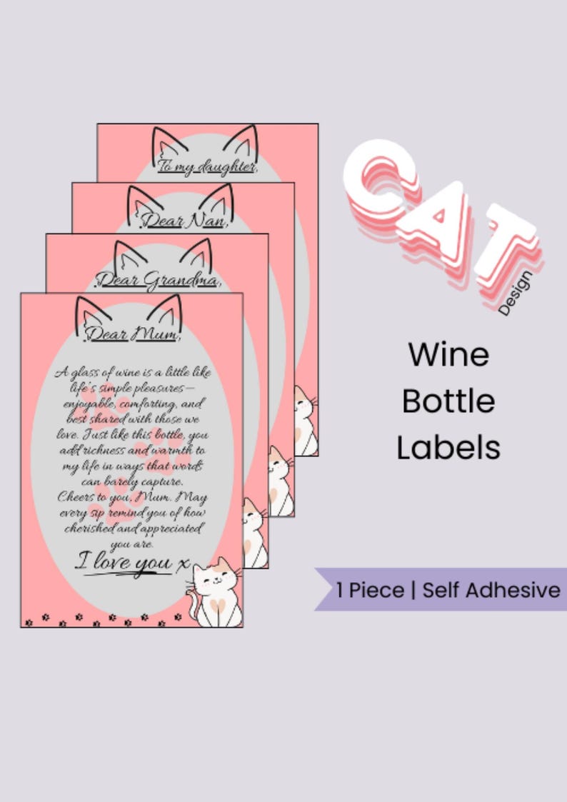 Charming Custom Cat Theme Wine Self: Ideal for Cat Enthusiasts for ...